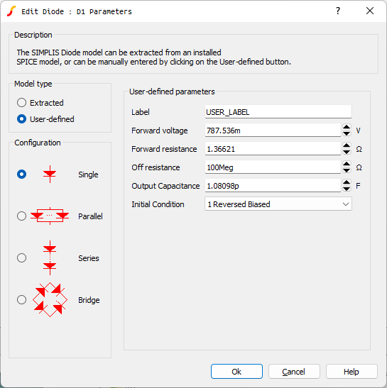 2.5 Change to a User-defined Model